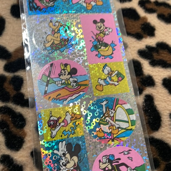 Disney | Other | Vintage Disney Prism Stickers Hologram Summer Swim ...